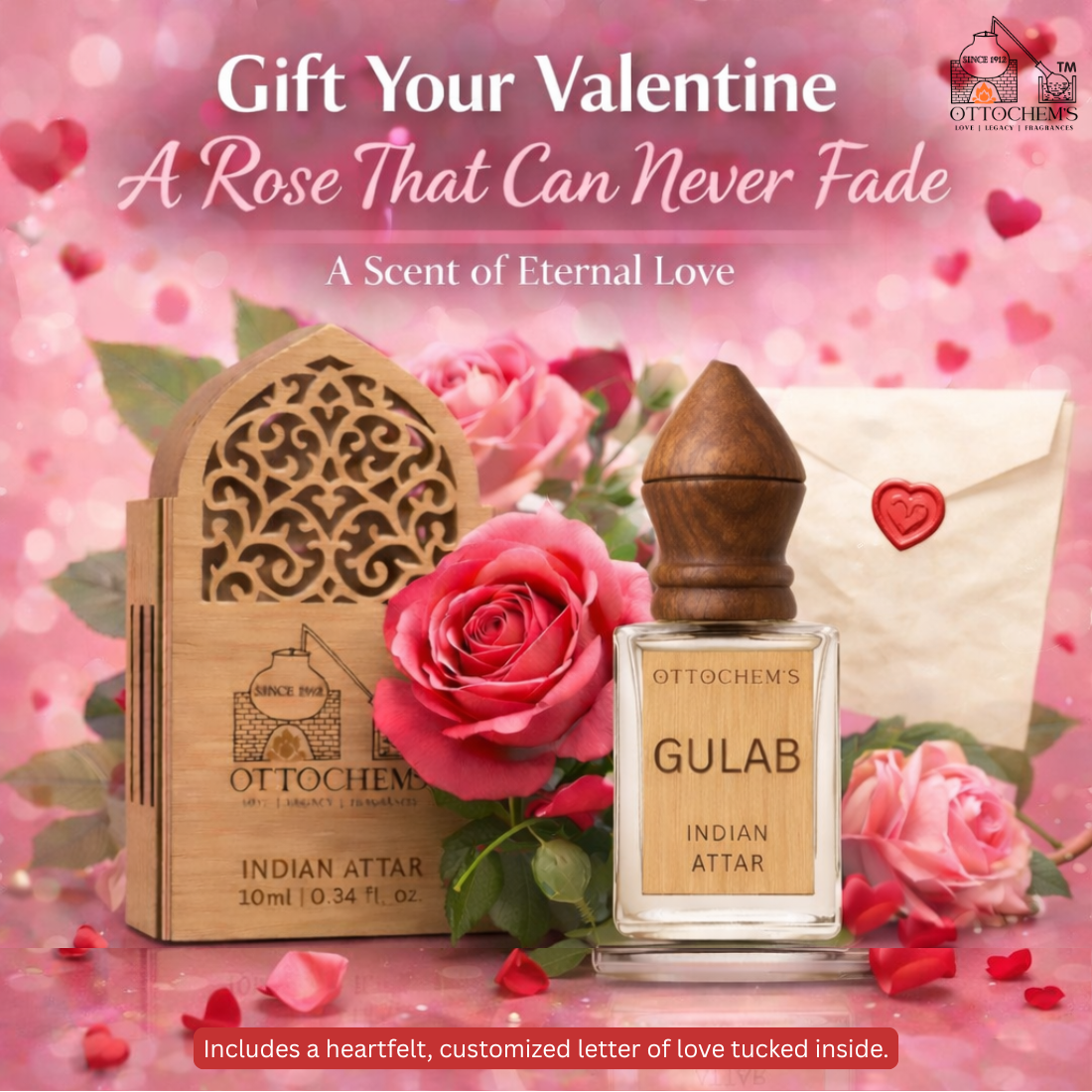 Gulab | Rose | Authentic Indian Attar | Perfect Valentiine's Day Gift ...